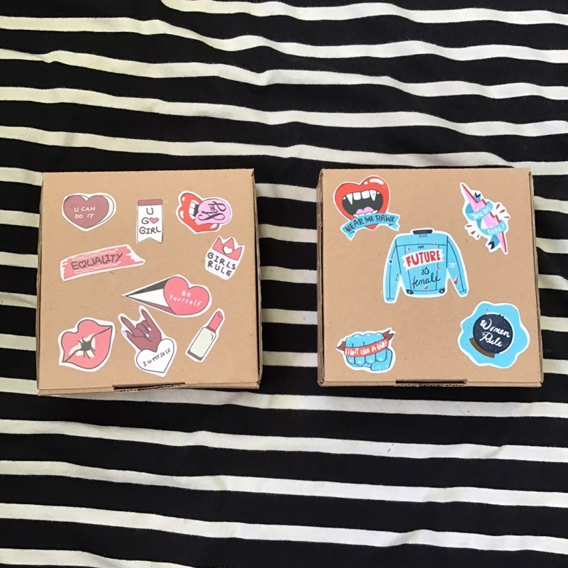 Gift box hampers aesthetic cardboard box | Shopee Malaysia