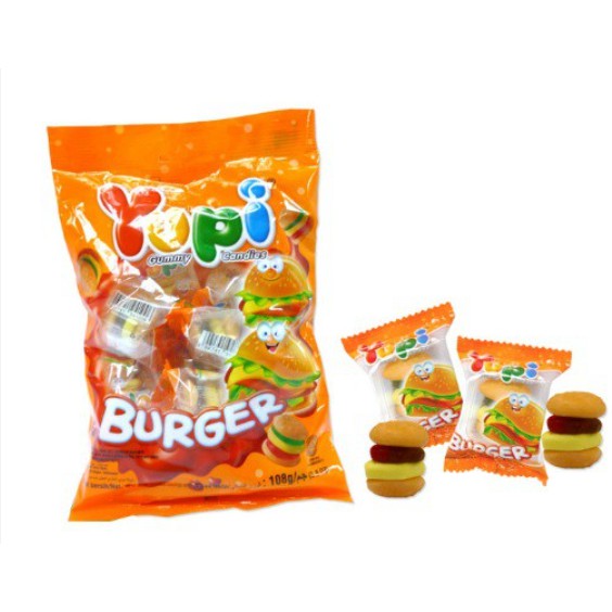 YUPI Mini Burger Bag 96g | Shopee Malaysia