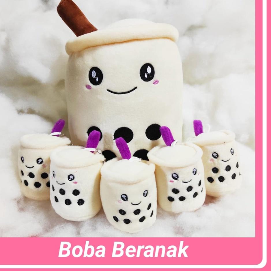 Modern Boba Milk Tea Dolls with Cute Plush Children 5 Children 1 LED ...