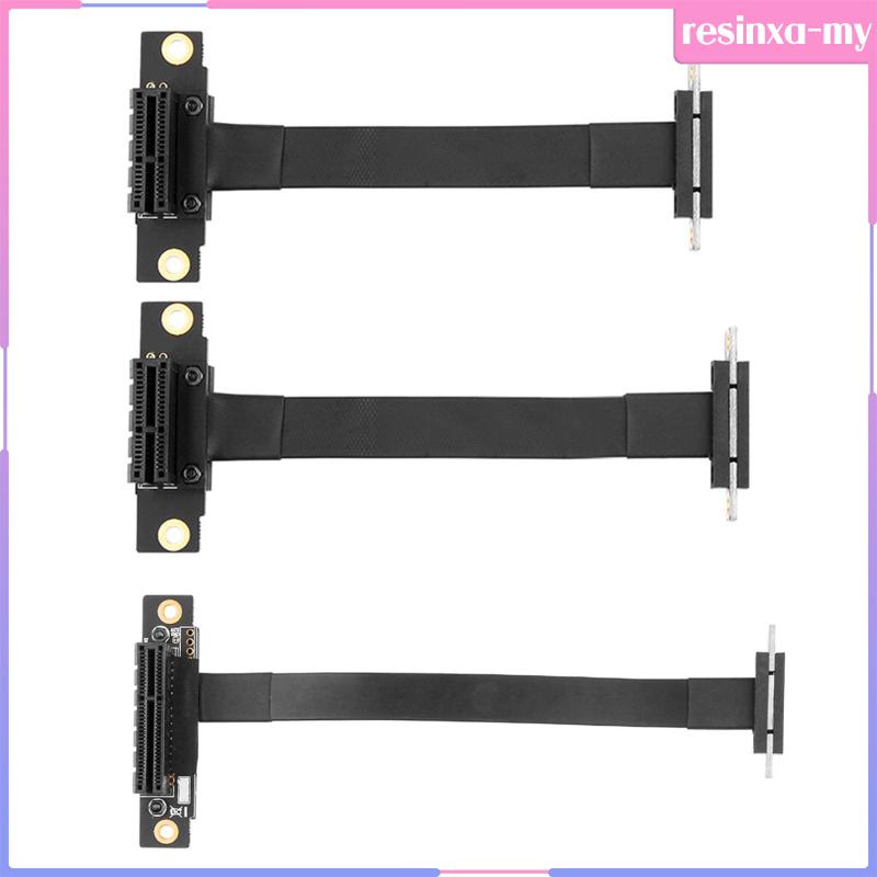 [resinxaMY] 90 Degree Extension Cable, PCIe x1 to x1 x4 Card for ...