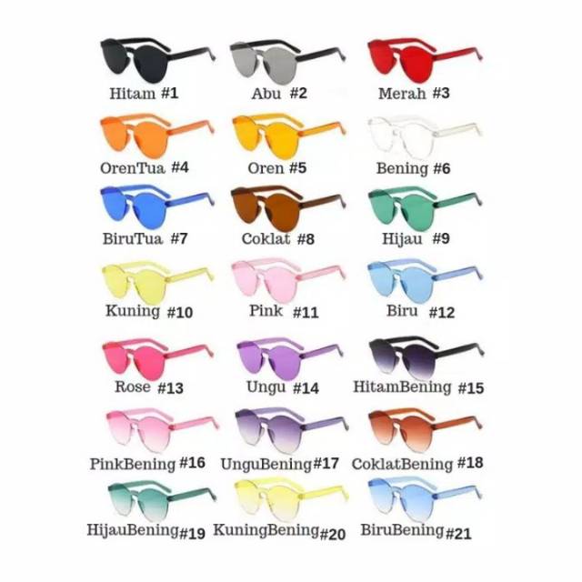 Jelly FASION IDOL KOREA transparent glasses for men and women full ...