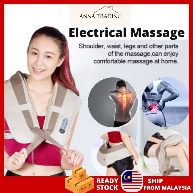 Power Drum Massage Shawl For Neck Shoulder Waist Leg Body Massage ...