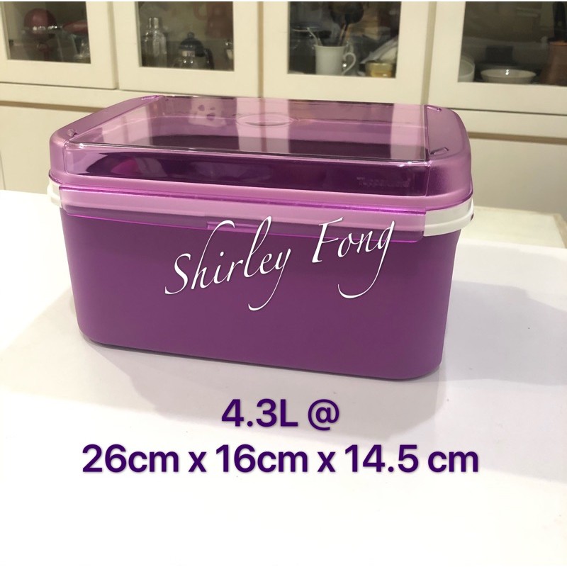 Tupperware Signature Canister purple 4.3L (1pc) | Shopee Malaysia