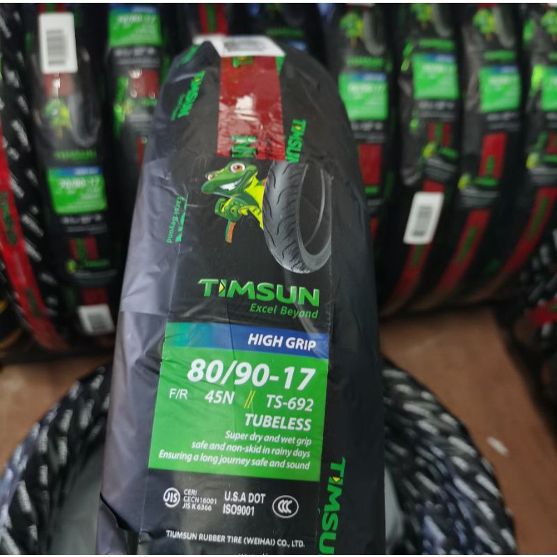 TIMSUN TAYAR TS692 60/80-17~120/70-17 SOFT COMPOUND TYRE HIGH GRIP ...