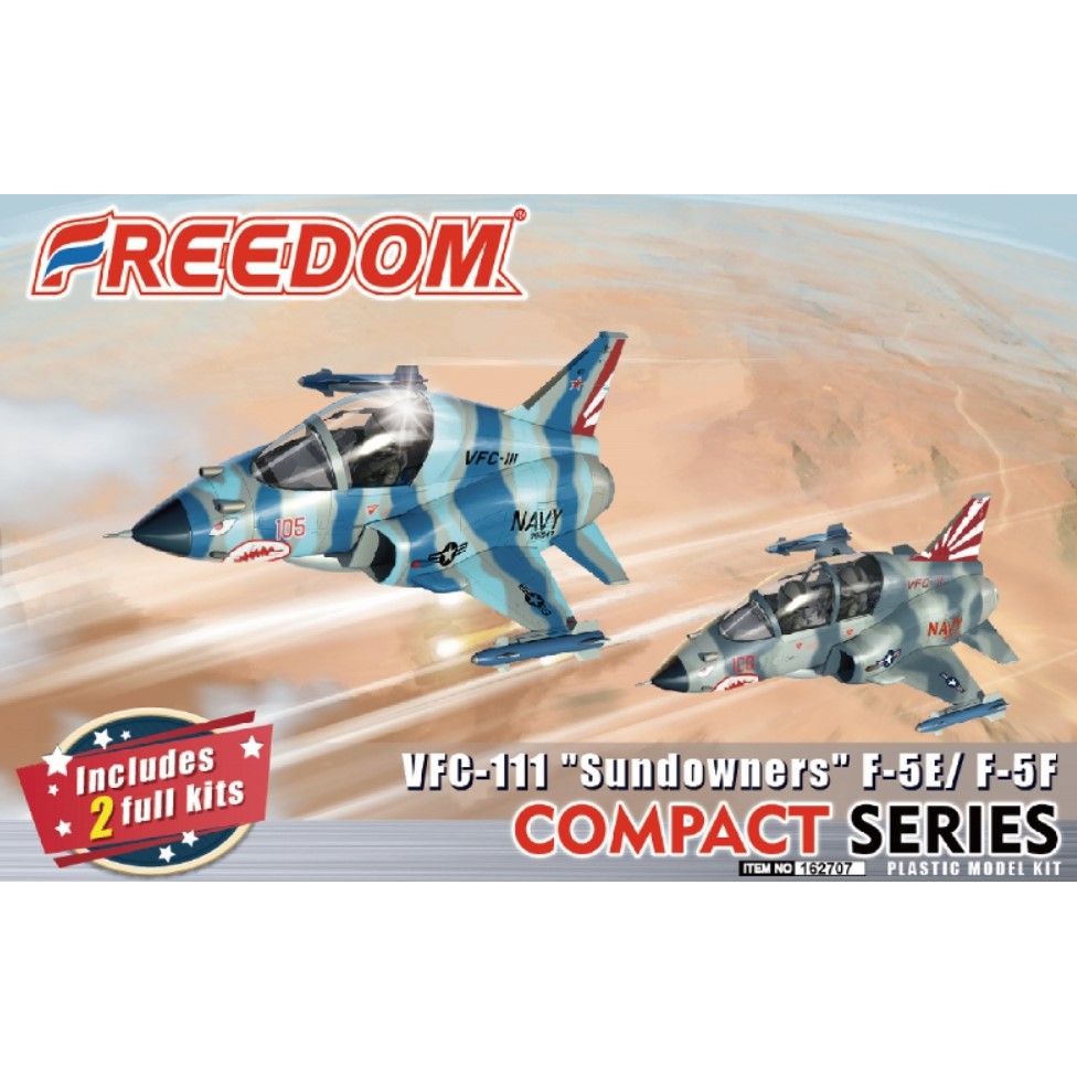 Freedom Model Kits Compact Series VFC-111 "Sundowners" F-5E/F-5F Model ...
