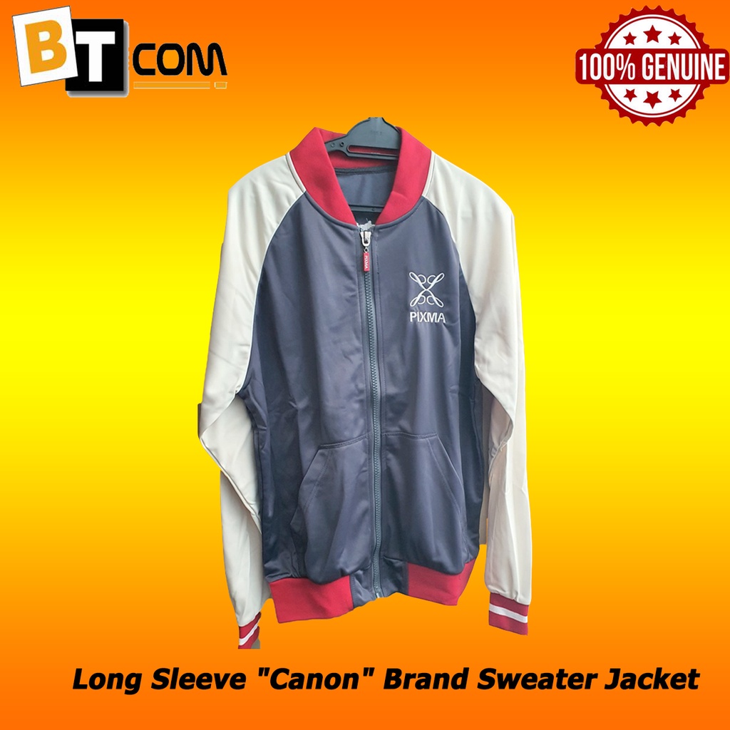 Long Sleeve "Canon" Brand Sweater Jacket | Shopee Malaysia