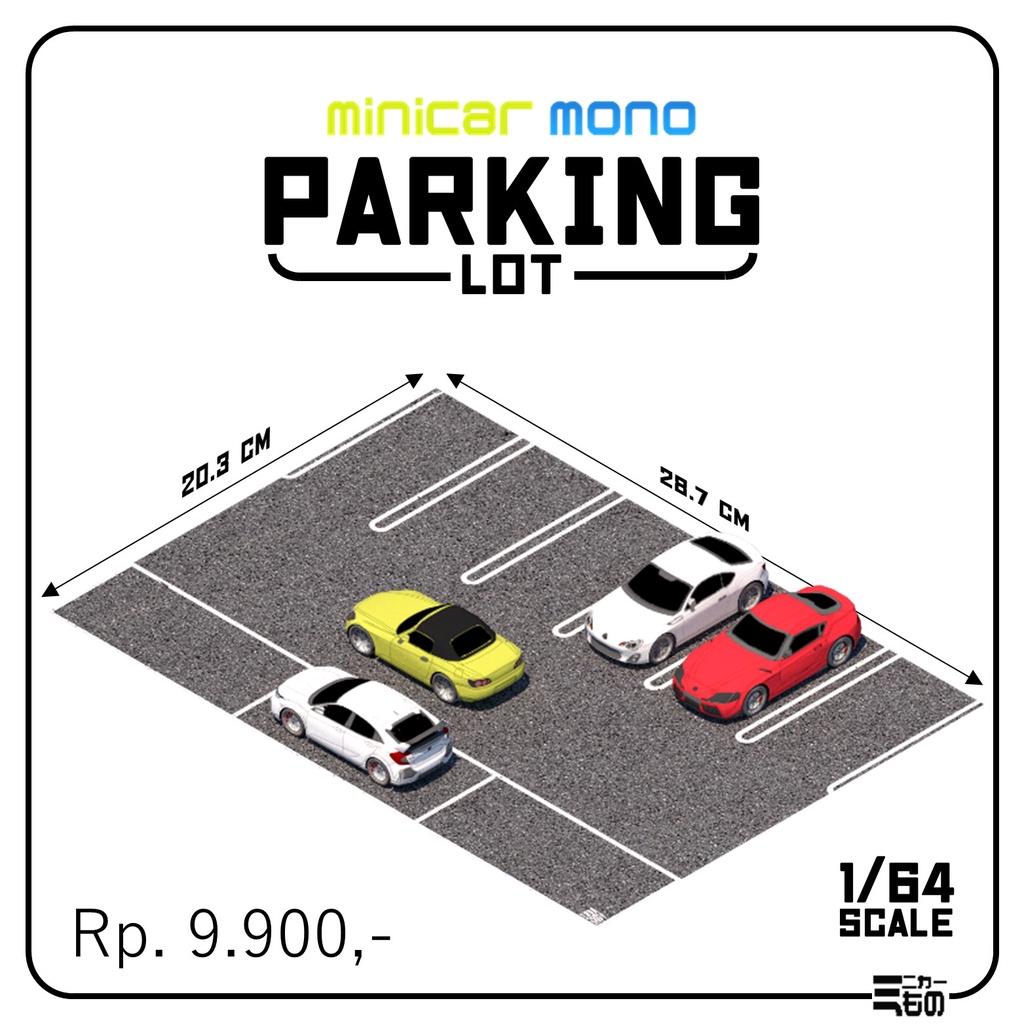 Diorama Sheet Parking -Car Lot- | Shopee Malaysia