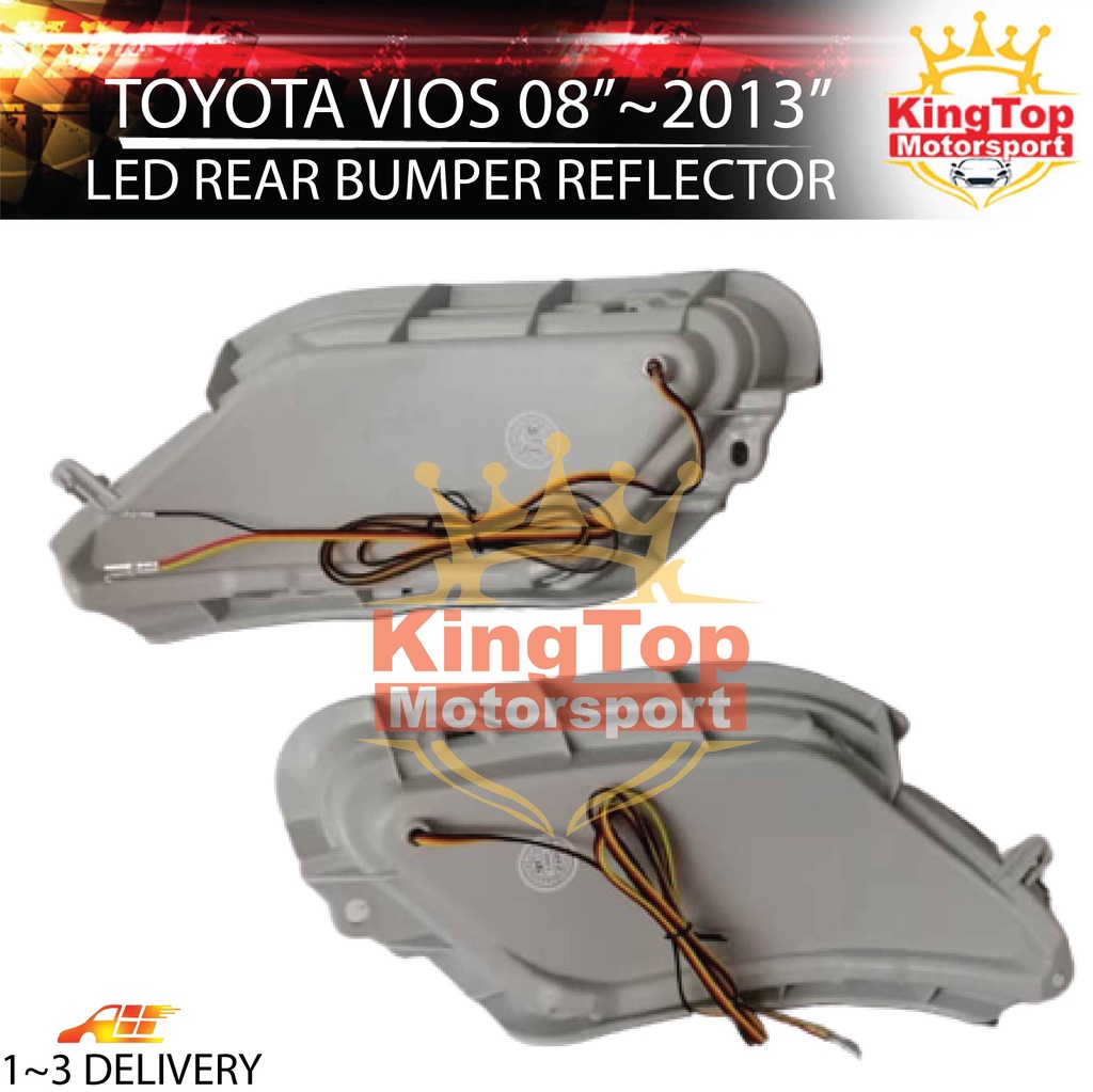 TOYOTA VIOS 2008 2009 2010 2011 2013 NCP93 Dugong LED REAR BUMPER ...