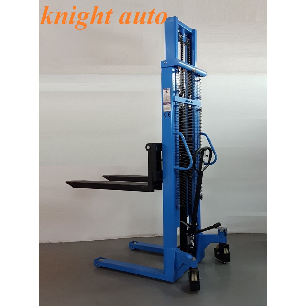 1000kgs Double Mast Manual Hydraulic Hand Stacker 3000mm ID30358 ...