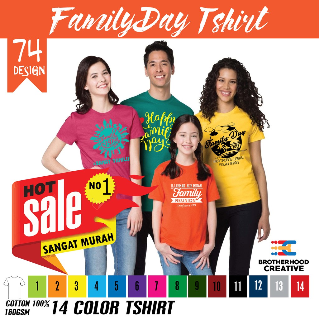 family day tshirt printing | Shopee Malaysia