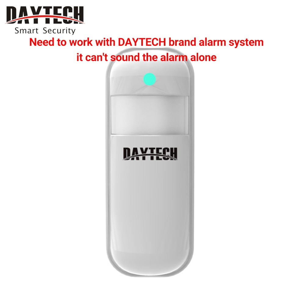 Daytech Wireless PIR Motion Sensor Detector For Model TA01 TA02 TA03 Daytech Alarm System (PIR01 ...