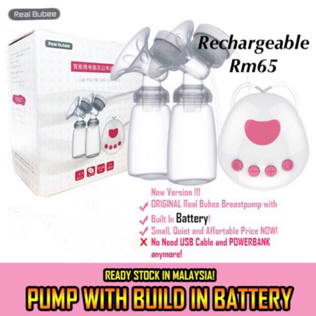 Ready Stok REAL BUBEE double auto breastpump pam susu breast pump ...