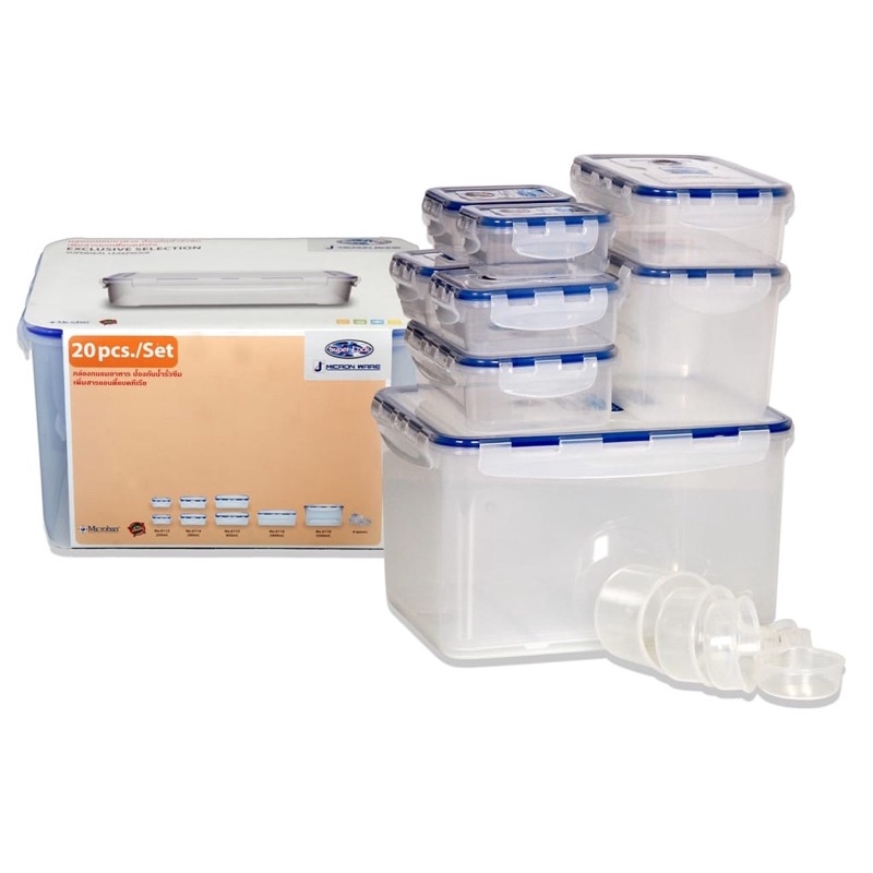 Superlock airtight food container model 6118/20pcs | Shopee Malaysia