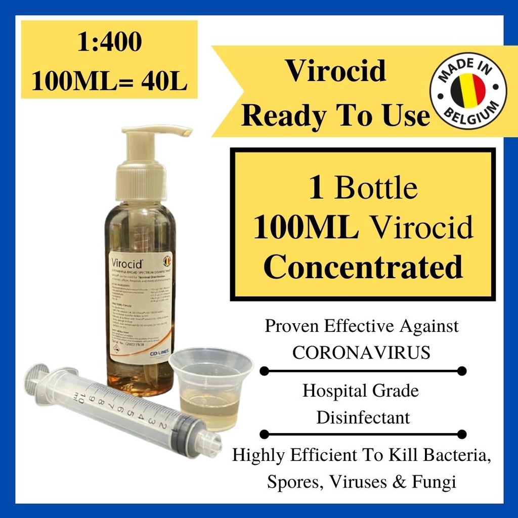 VIROCID Concentrated disinfectant and sanitizer Certified By EPA USA ...