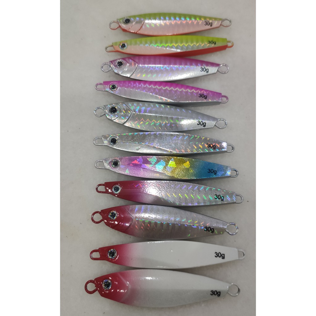 30 Grams Fast jig / Slow jig / Metal Jigging / Micro Jig / jigging ...