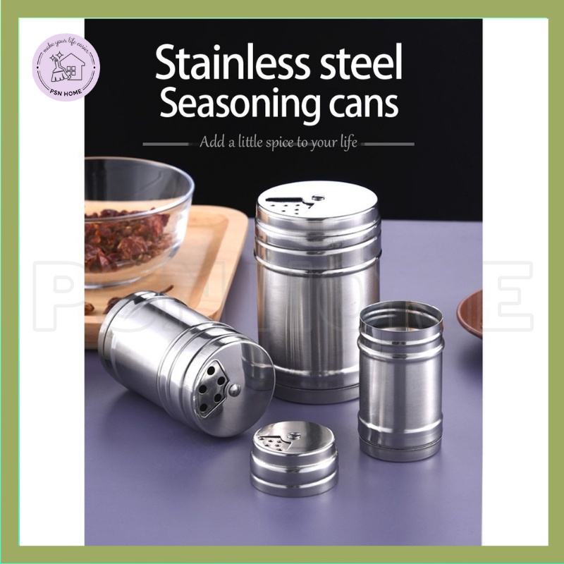 Seasoning Bottle Shaker Spice Bottle Airtight with Top Rotatable ...