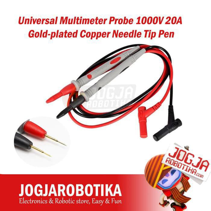Universal Multimeter Probe 1000V 20A Goldplated Copper Needle Tip Pen ...