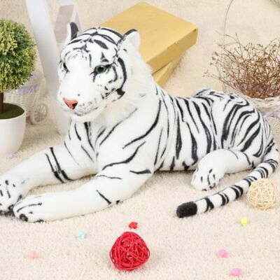 Cuddly White Tiger Siberian Bengal Wild Teddy Soft Stuffed Toys Animal ...