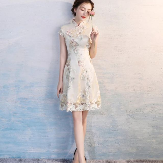 Premium Cheong sum dress 旗袍 | Shopee Malaysia