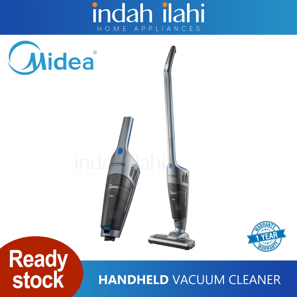 Midea Cordless Vacuum Cleaner 2 in 1 Stick & Handheld MVC-15P | Shopee ...