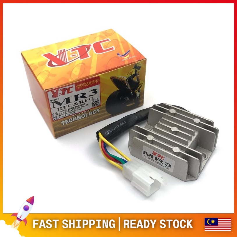 MODENAS MR3 KRISS-MR3 RECTIFIER REGULATOR KATAP KATAU KATAB 100% ...
