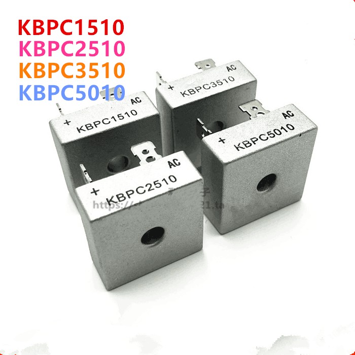 1PCS KBPC5010 KBPC3510 KBPC2510 KBPC1510 50A single-phase rectifier ...