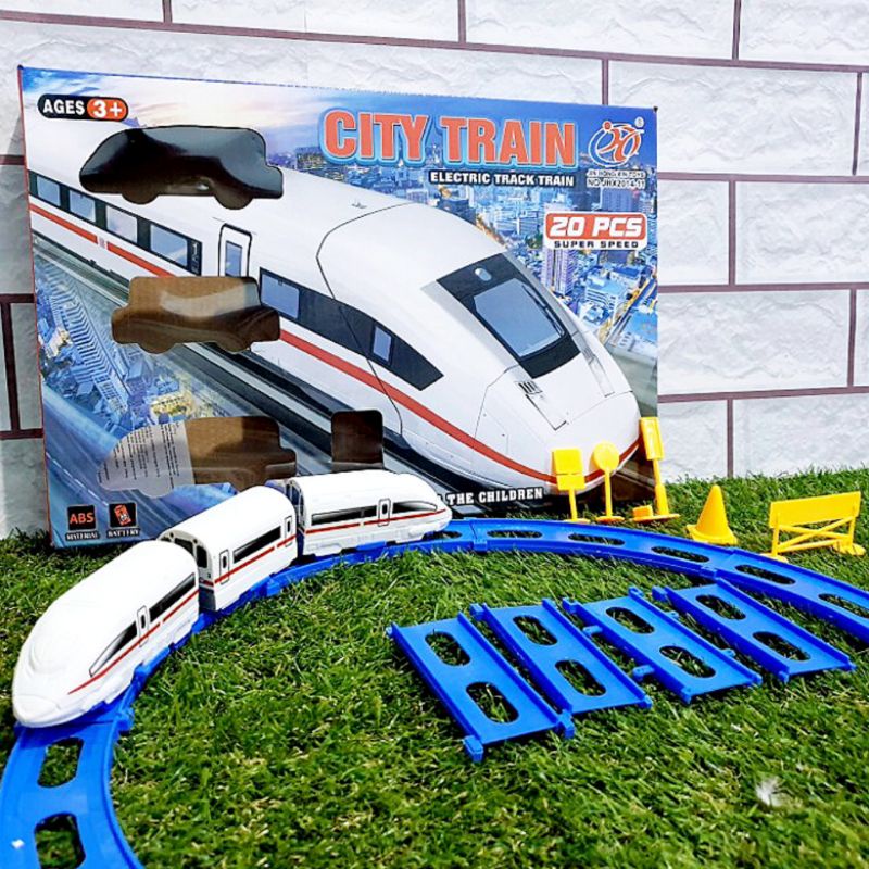 Toy Train Fast MRT Rail Track Play Set - Miniature LRT Express City ...