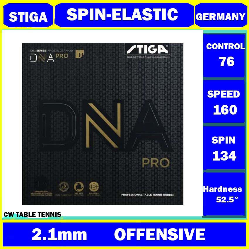 STIGA DNA PRO H Spin-Elastic Table Tennis Rubber Ping Pong Sheet Ping ...