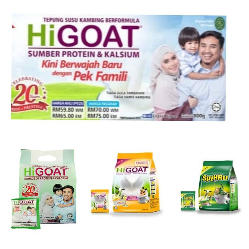 SUSU HI-GOAT (ASLI/MADU/SPYHRU) | Shopee Malaysia
