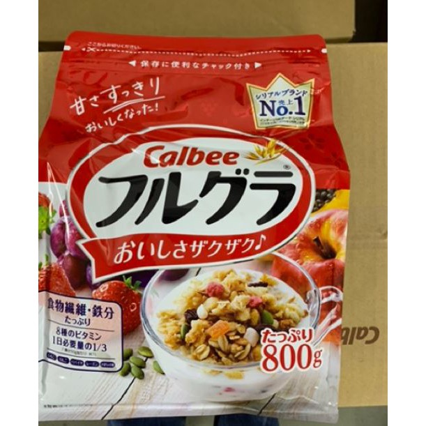 Calbee fruity oatmeal 卡乐比水果味燕麦 700g | Shopee Malaysia