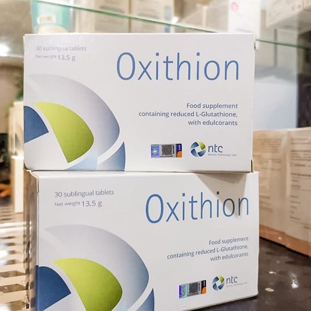 Oxithion ORIGINAL (30 tablet) Pemutih kulit muka badan cerah halal kkm ...