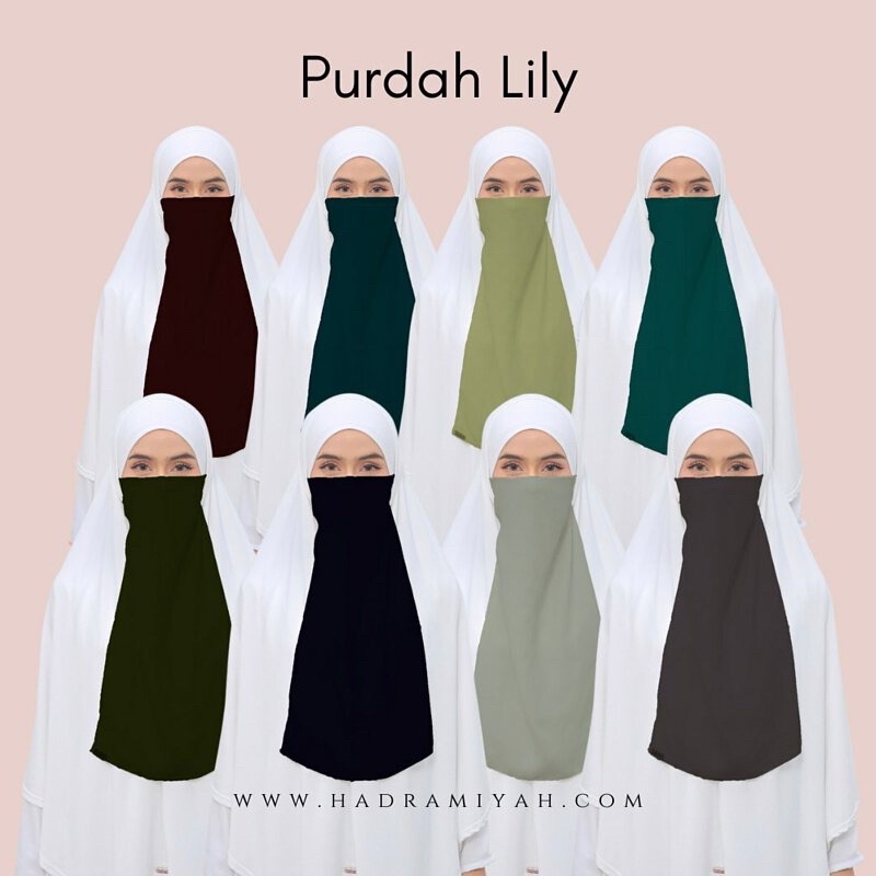 PURDAH LILY (Purdah Half Petak) | Shopee Malaysia