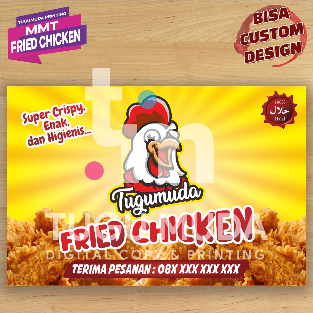 PRINT BANNER|Banner|MMT - RESTO-WARUNG-CRISPY CHICKEN-FRIED CHICKEN ...