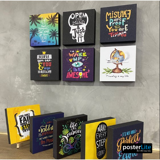 Quotes Frame / Motivation quotes poster / Door gift / Mini frame ...