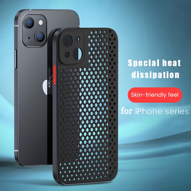 Heat Dissipation Breathable Cooling Case For iPhone 13 12 11 Pro Max X ...
