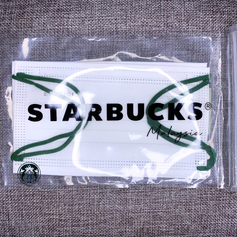 Starbucks Malaysia Face Masks 3ply (2pcs) | Shopee Malaysia