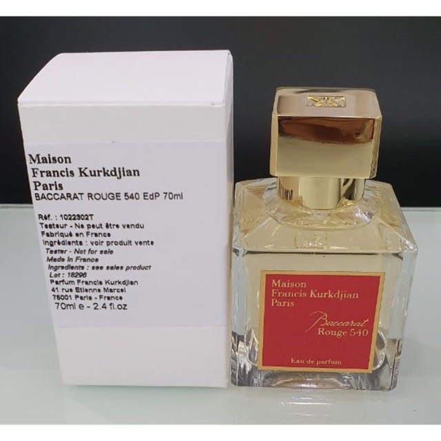 100% AUTHENTIC ORIGINAL TESTER👉 Maison Baccarat Rouge 540 EDP (75ml ...