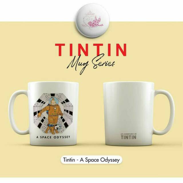 Tintin Adv A Space Odyssey Ceramic Mug | Shopee Malaysia