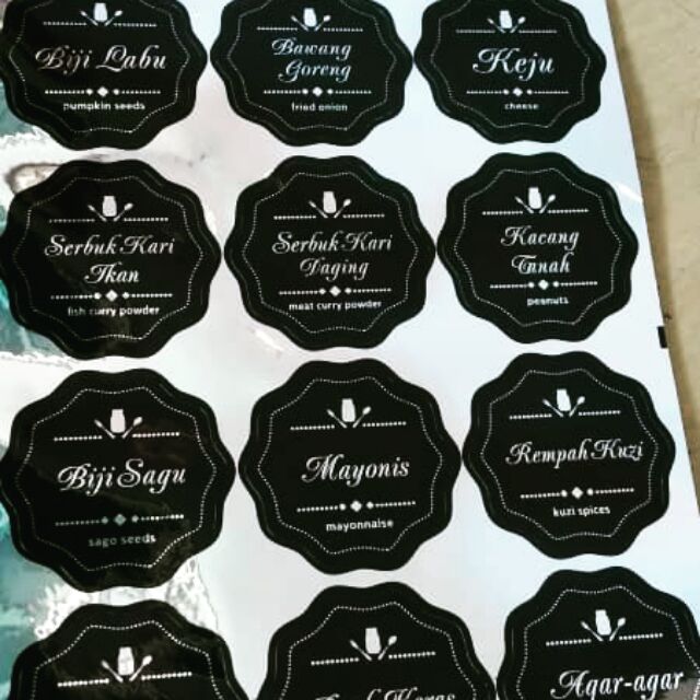 READY🚚 70+ pcs label BM waterproof quality | Shopee Malaysia