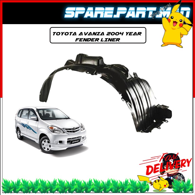Toyota Avanza 2003~2011 Fender Protector/Cover(Left/Right to choose ...