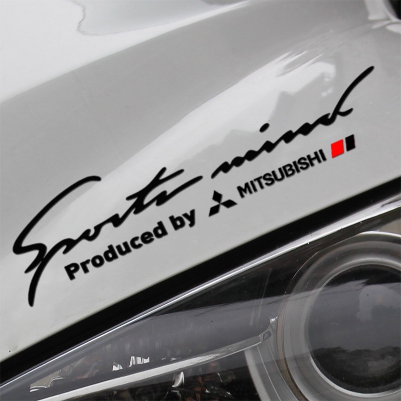 Car Stickers Mitsubishi Lamp Eyebrow Sports Styling Decor for ...