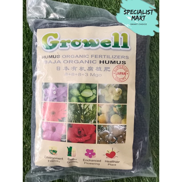 GROWELL - BAJA ORGANIC HUMUS 8+8+8+3 Mgo (1KG) BUNGA/BUAH-BUAHAN 果树/花肥 ...