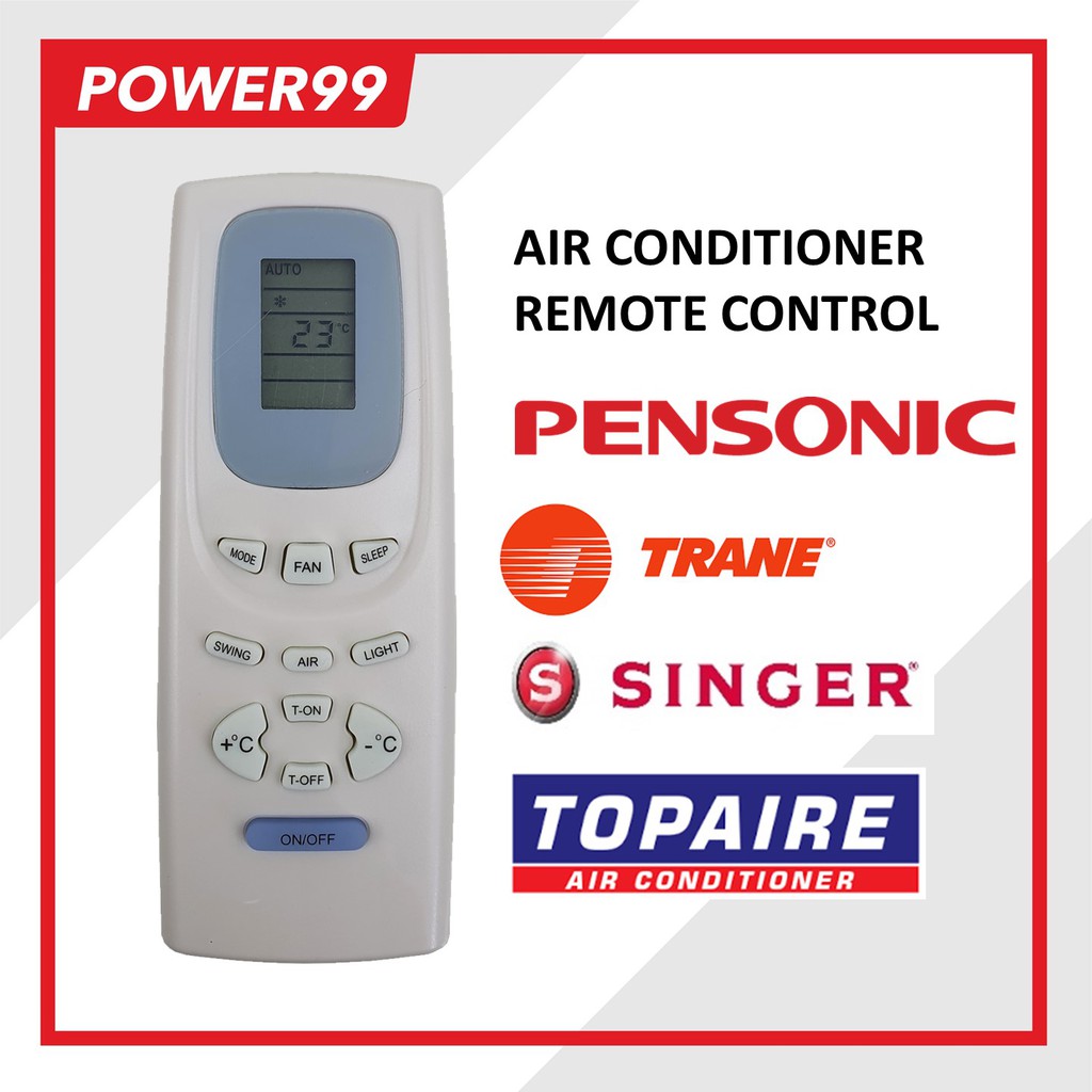 Pensonic / Topaire / Singer / Gree Air Cond / Air Conditioner Remote ...