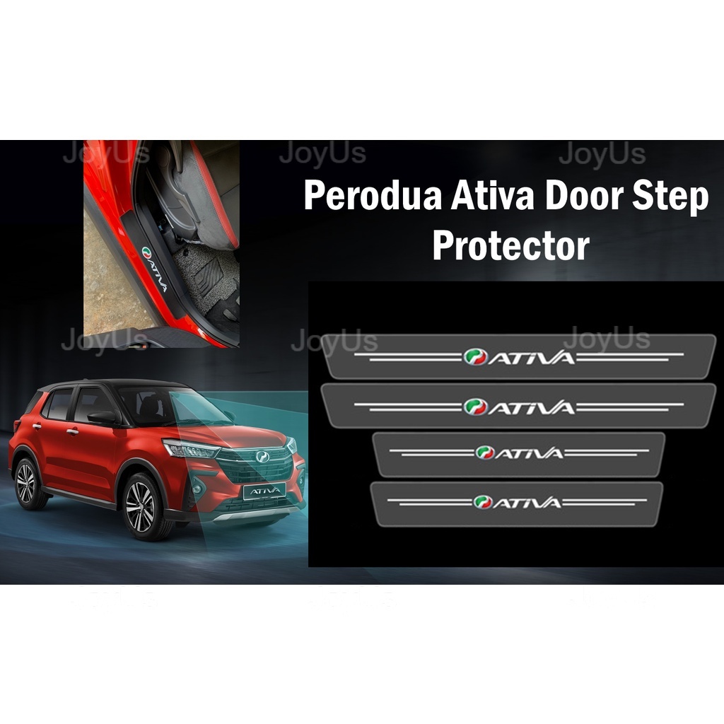 Perodua Ativa Car Door Step Protection Sticker Anti Scratch Door Step ...