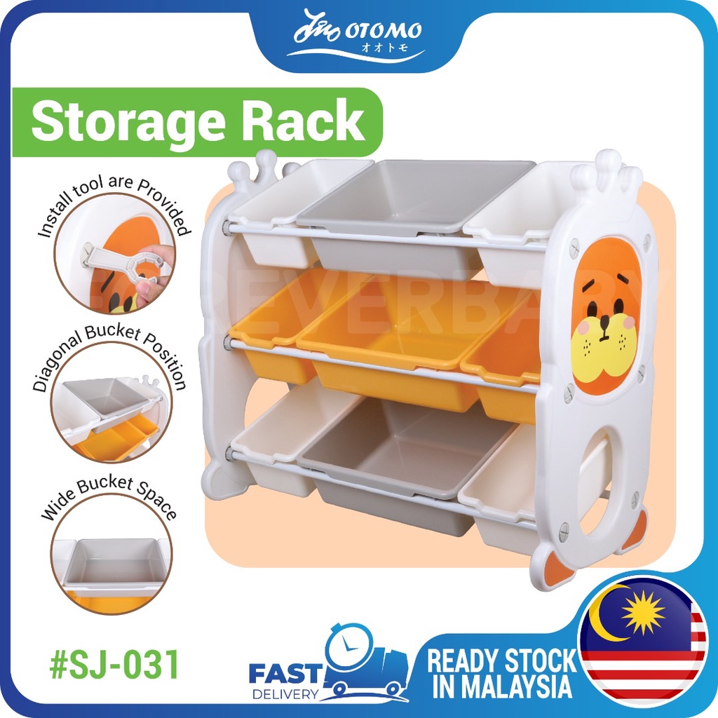 [READY STOCK] Organizer rack organizer box bookshelf toys organizer toy ...