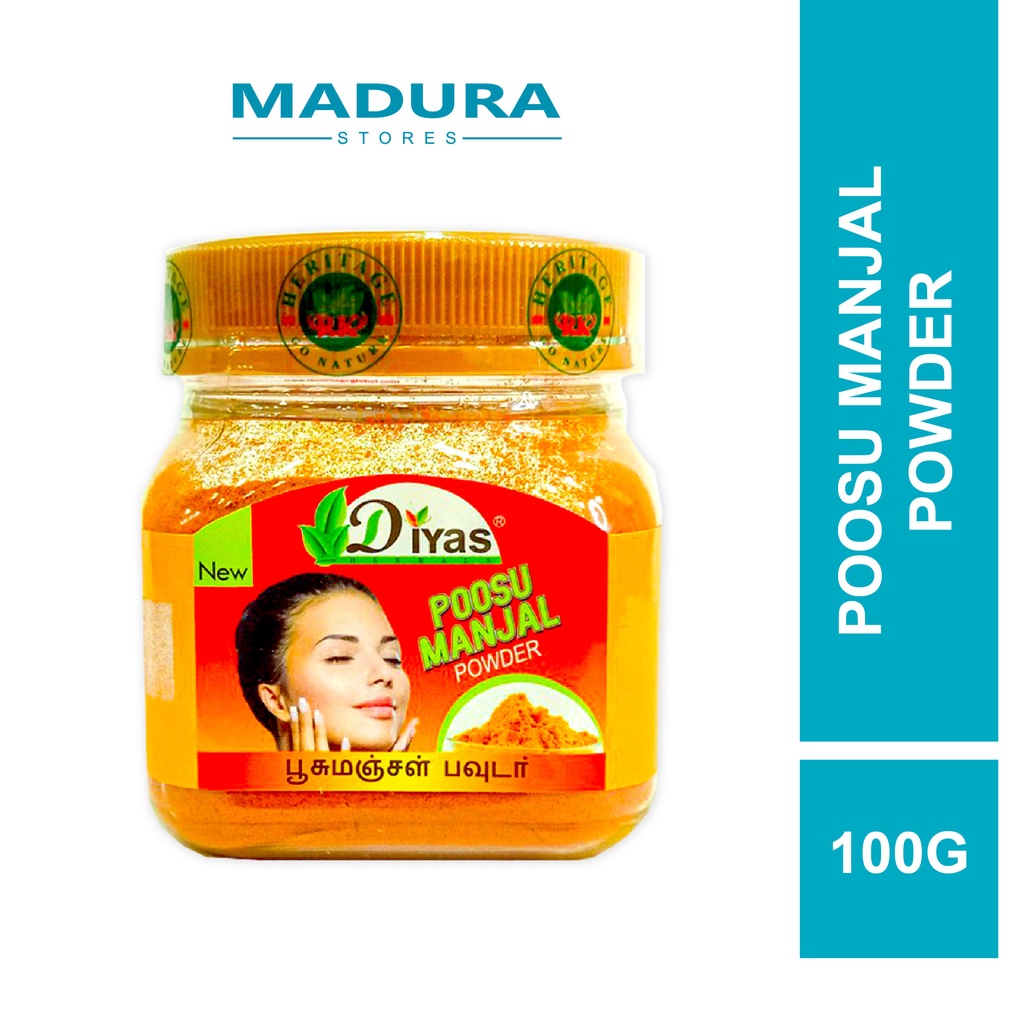 Diyas Poosu Manjal 100g (Serbuk Kunyit) | Shopee Malaysia