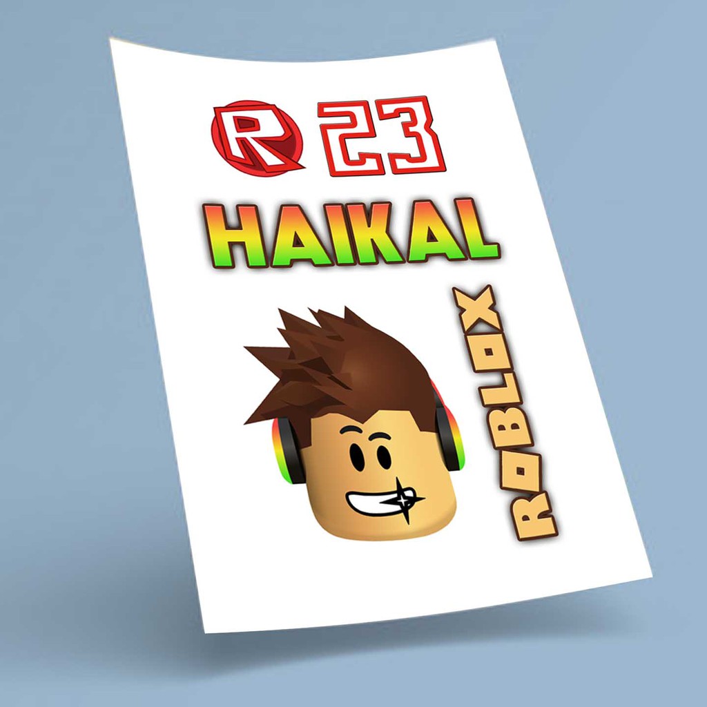 ROBLOX CUSTOM NAME & AGE [JPEG FORMAT/FILE] [CAKE TOPPER] [PRINT ...