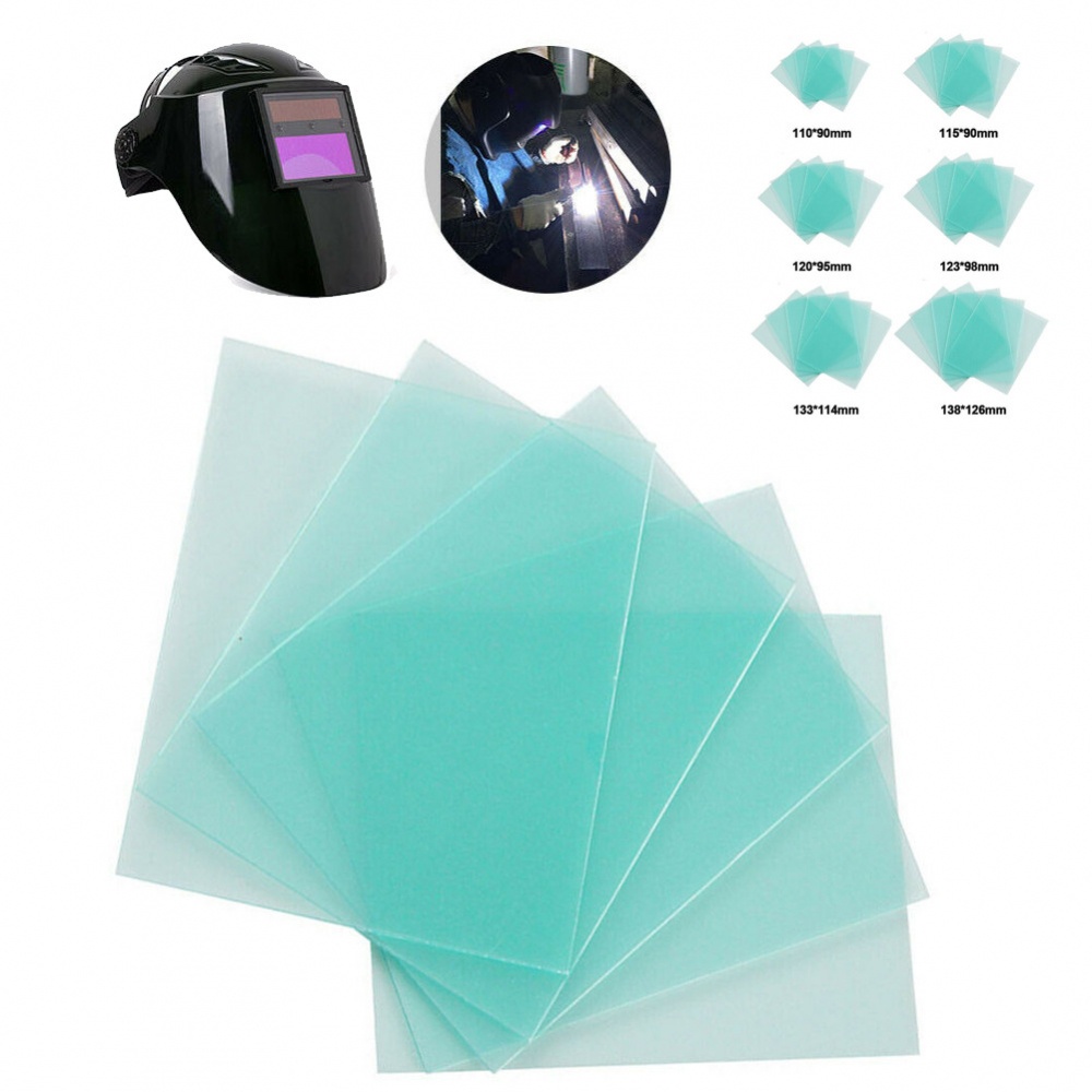 WHOOPS~10PCS Clear PC Welding Protective Cover Lens Plate Protective ...