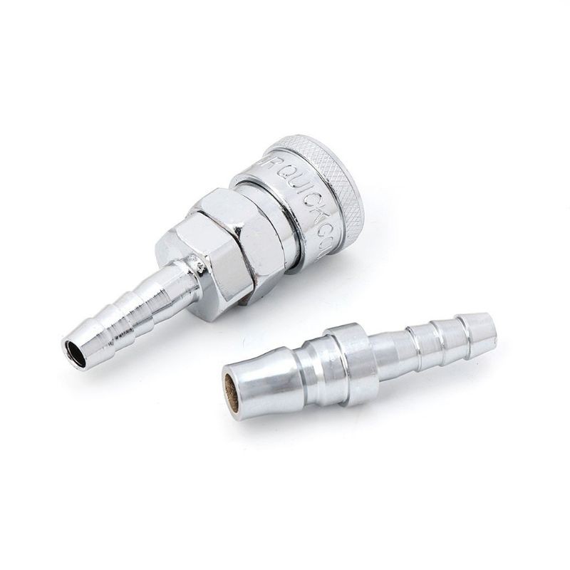 2 Pcs 8mm Pneumatic Air Line Hose Quick Release Coupler Connectors ...