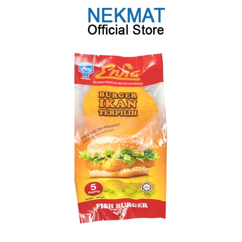 ENNA Burger Ikan (300gm) | (Area KL - Selangor) | Fish Burger Nugget ...